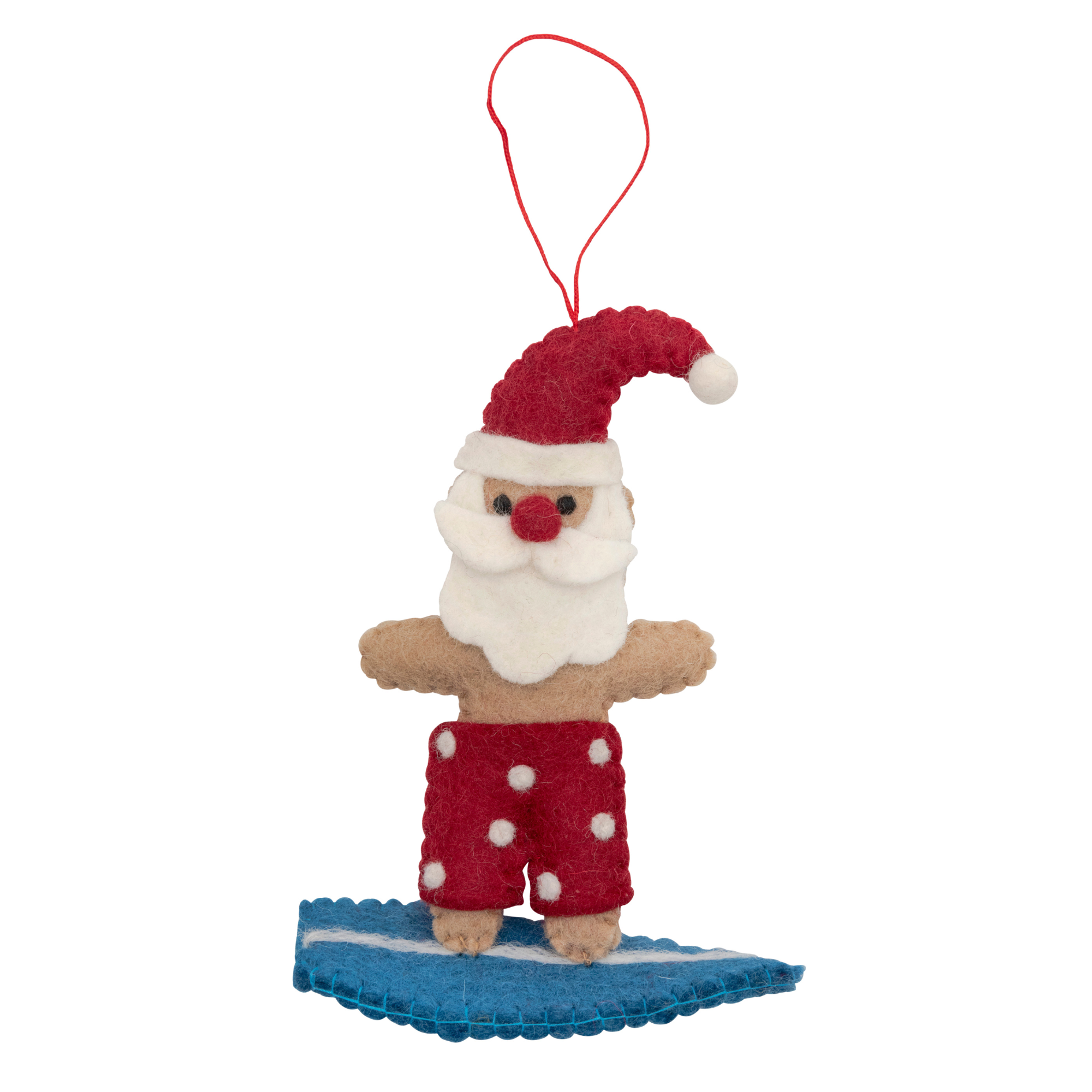 Surfing Santa Christmas Decoration | Pashom fun Christmas