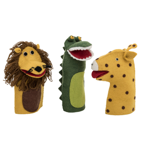 African animal hand puppets | Pashom safe toys