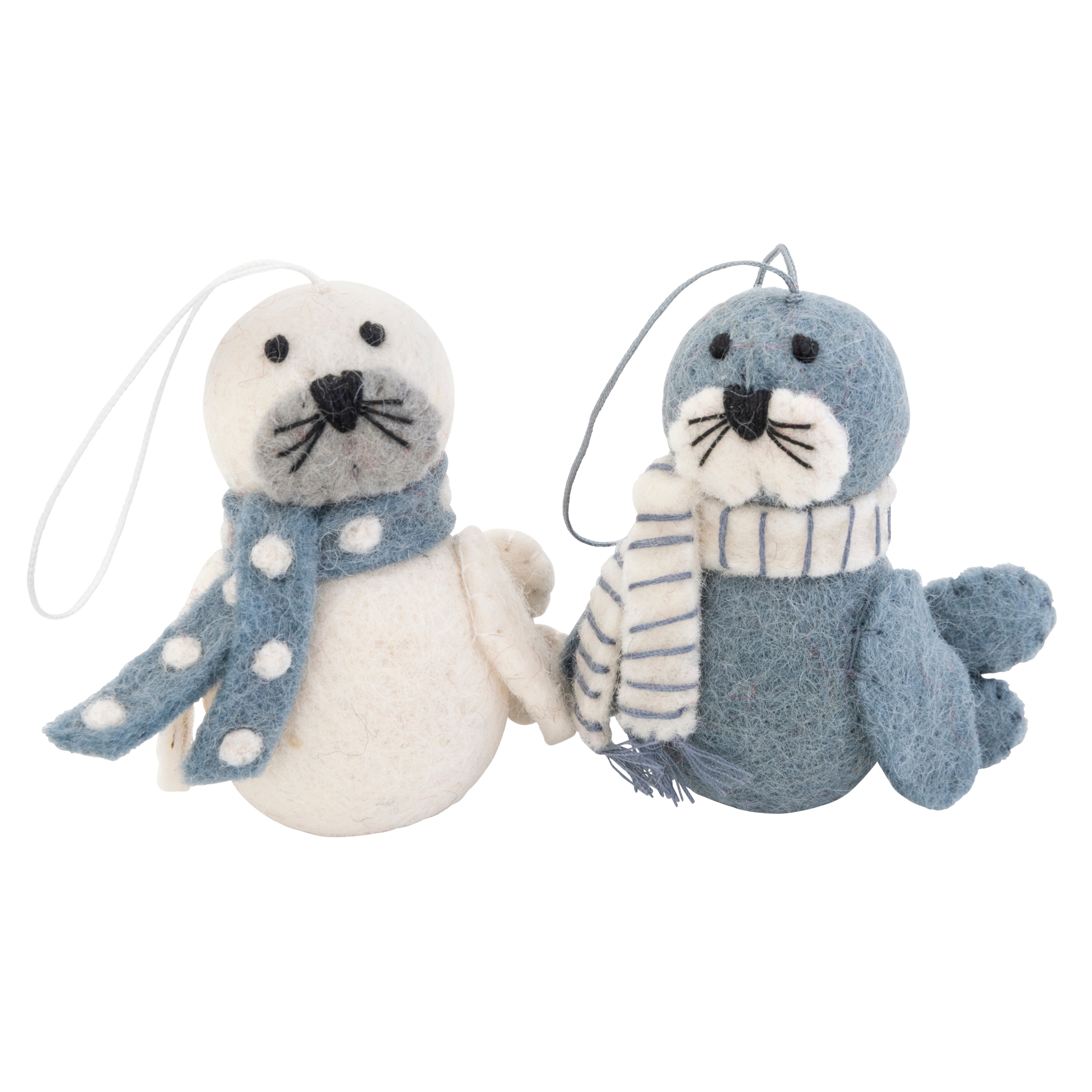 Christmas seals in scarves – Pashom