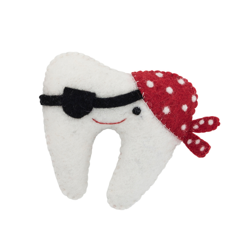 Fun Pirate Tooth Pillow | Pashom Soft Toys |Tooth Fairy