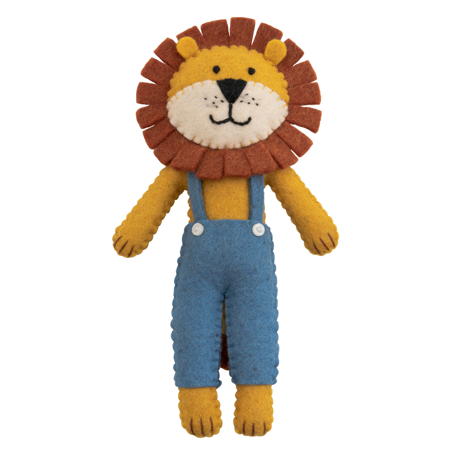 Felt Lion Doll | Pashom kids Toys | Felt nursery toys
