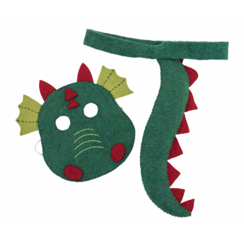 Dragon Mask and Tail Costume | Pashom Handmade Toys