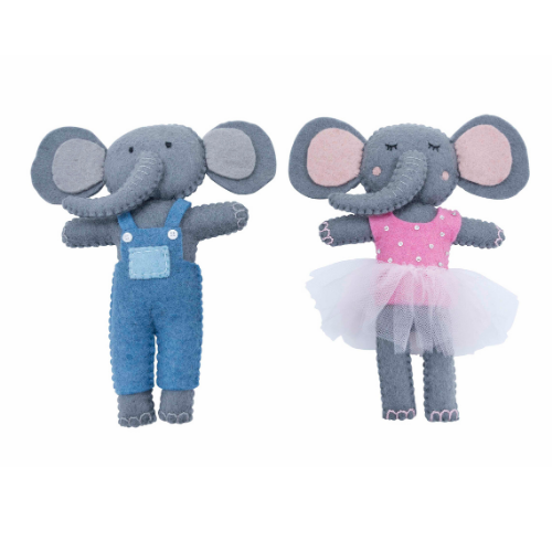 Sweet Handmade Elephant Dolls | Pashom Kids Toys